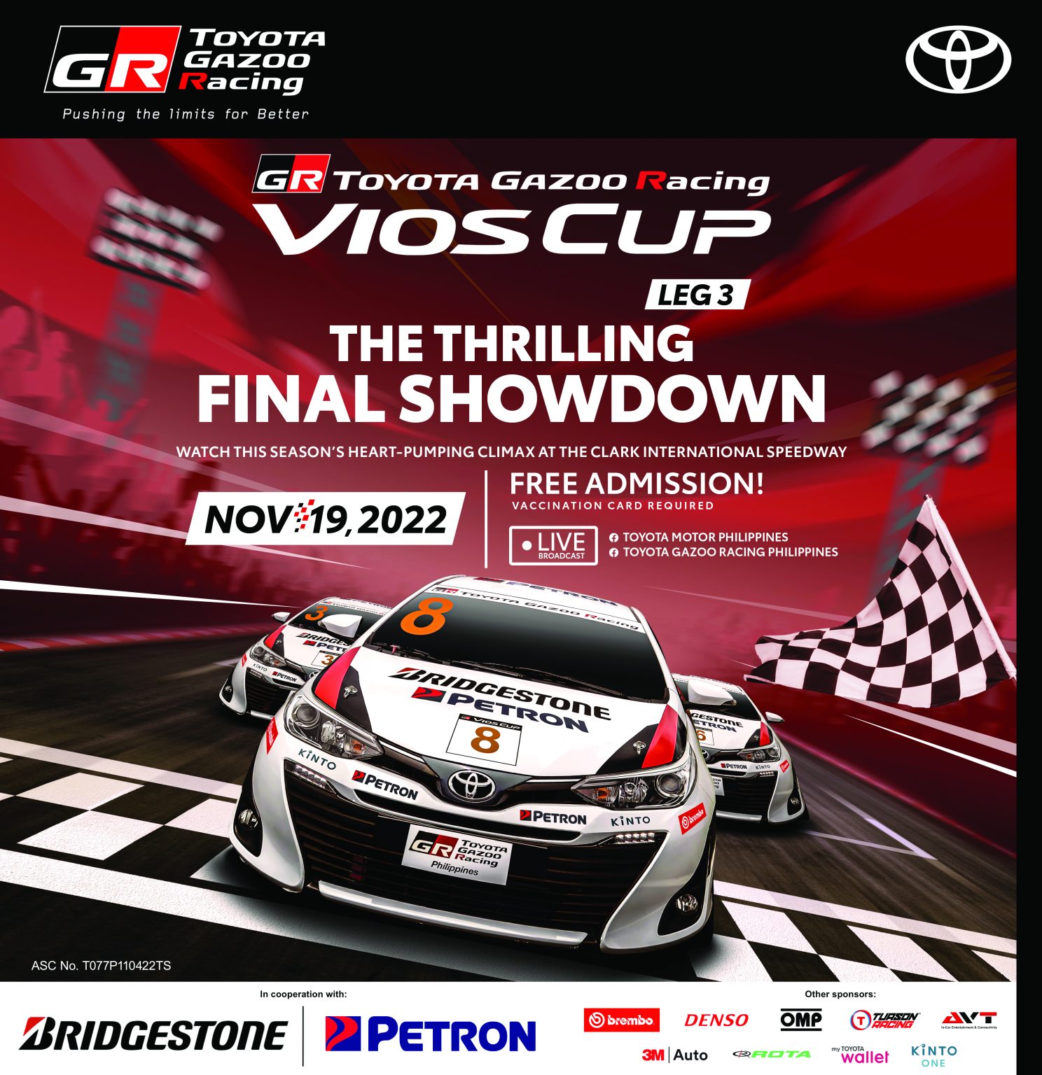 Toyota is inviting everyone to watch the Final leg of the Toyota Gazoo ...