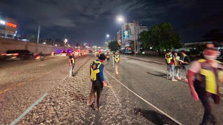 Exclusive PUV, bicycle, motorcycle lane already being marked along ...