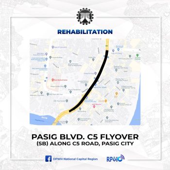 Inevitable traffic: Partial closure of C5-Ortigas and C5-Pasig ...