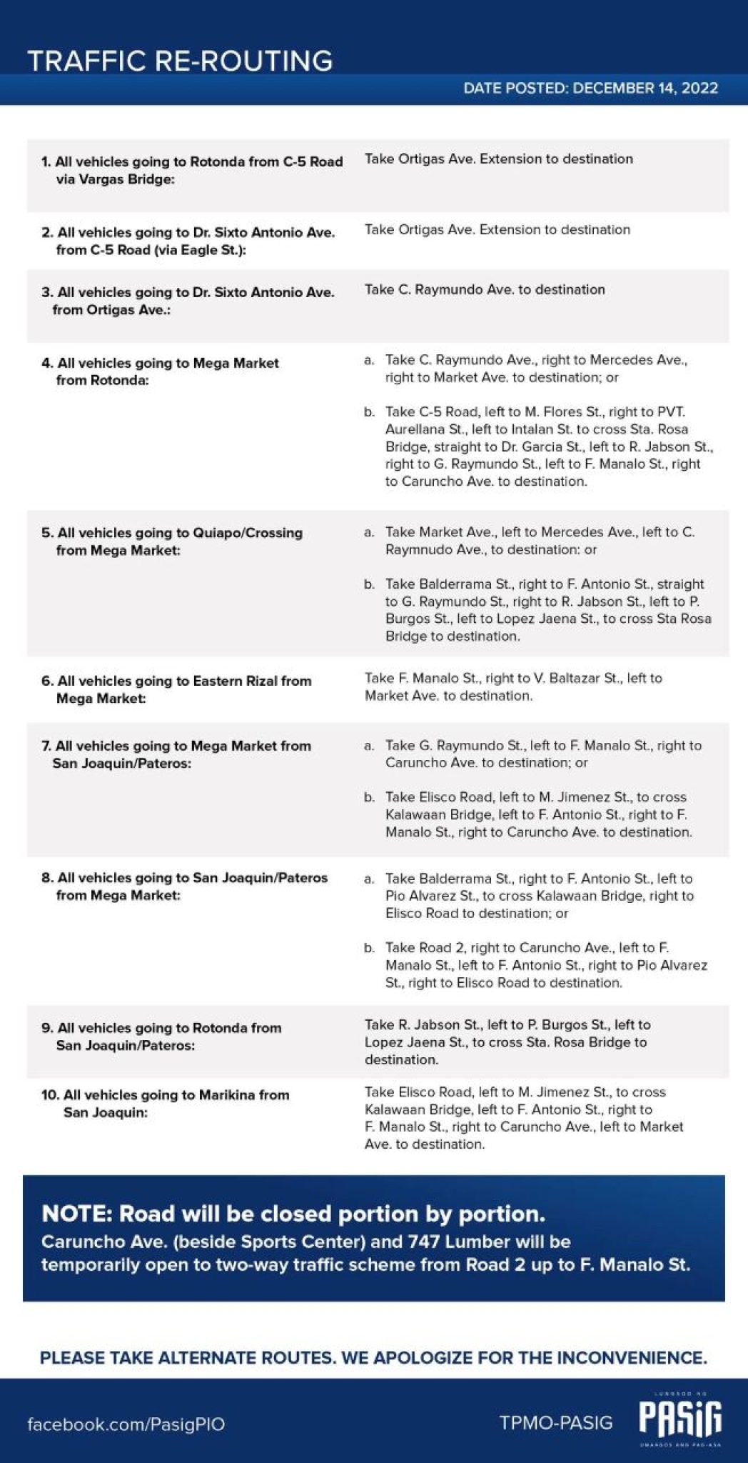 Paskotitap Float Parade In Pasig Tomorrow, Expect Very Bad Traffic 5:00 ...