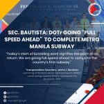 Point of no return: DOTr moves full speed ahead with Metro Manila ...
