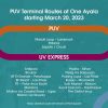 Cool! PUV Terminal at One Ayala is now open, operates 5AM - 10PM ...