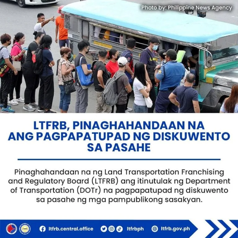LTFRB: Traditional jeepney fare will be reduced from PHP 12 to PHP 9 ...