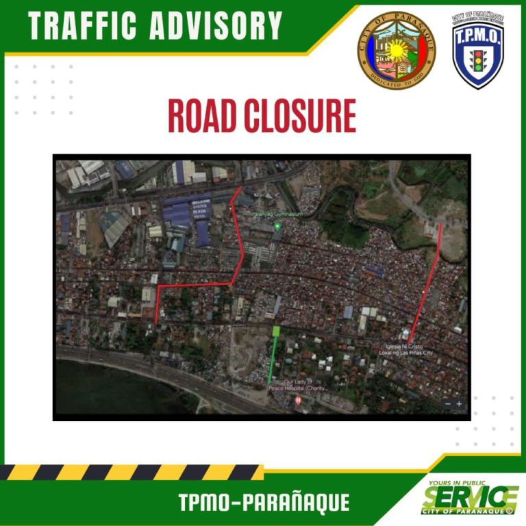 All alternate routes for partial road closure of Quirino Ave. to Zapote ...