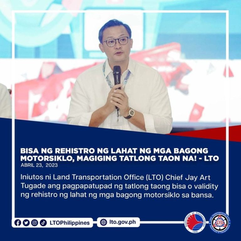 LTO: Brand-new motorcycles 200cc and below will now have Initial ...