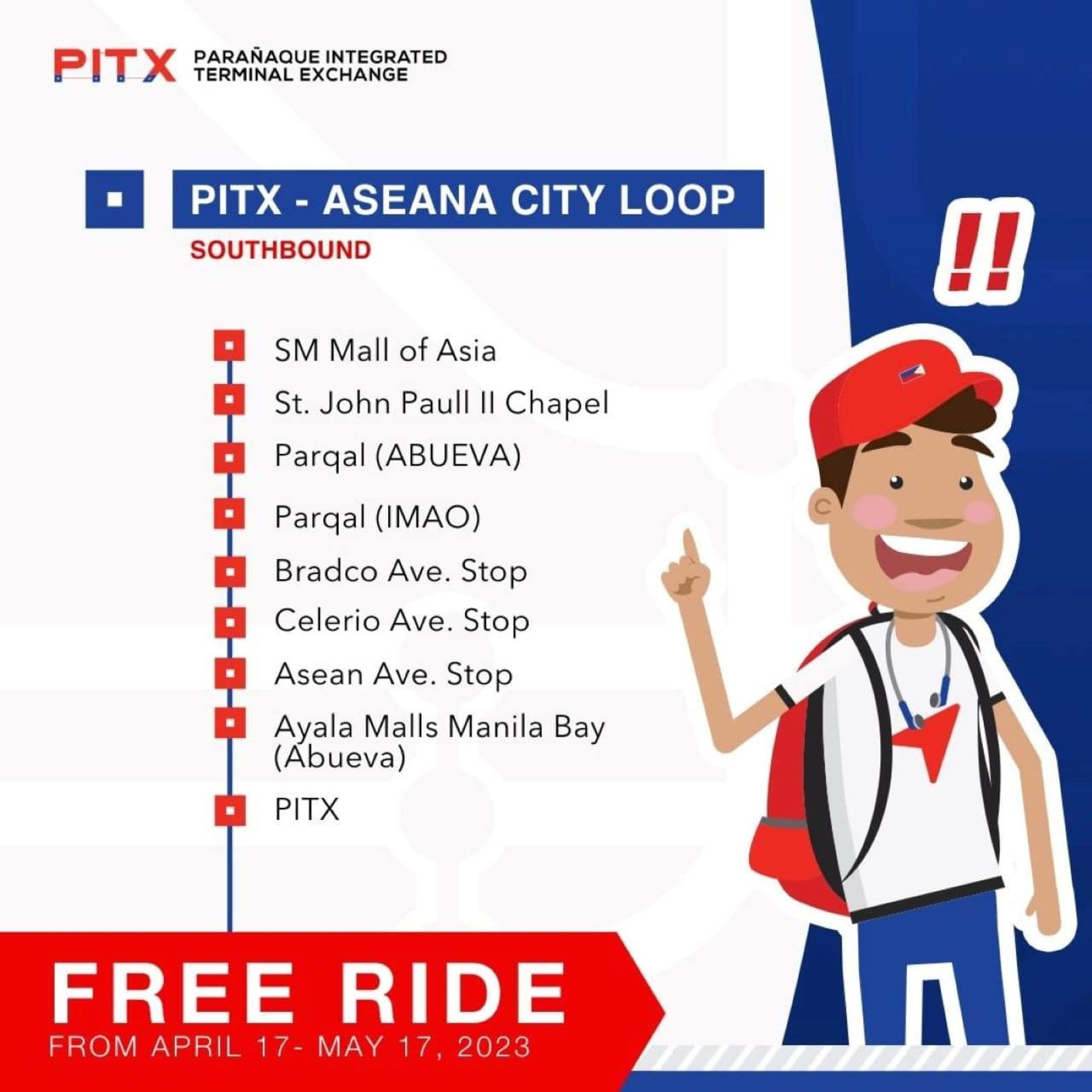 Everyone gets a free ride for PITX-Aseana City Loop from April 17-May ...