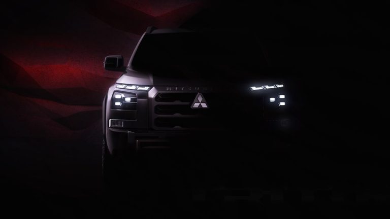 These teaser photos of the 2024 Mitsubishi Strada should get anyone ...