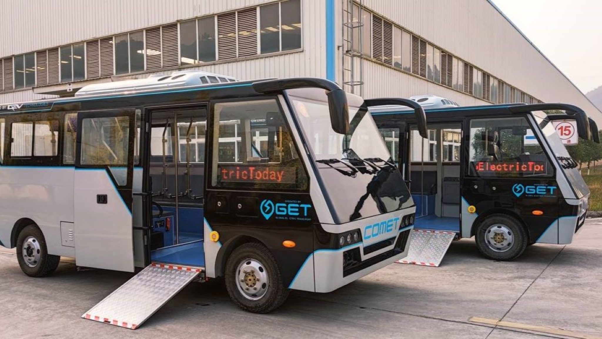 Clean and green COMET bus has new shuttle service from Pasig to C5 ...