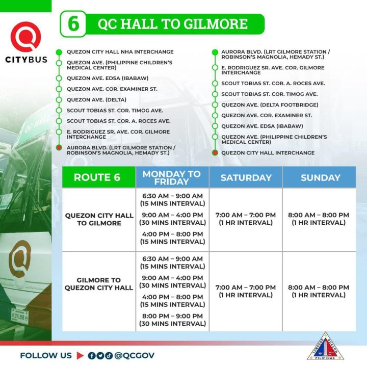 QCity Bus: Complete, Easy To Follow List Of All 8 Routes, Stations, And ...