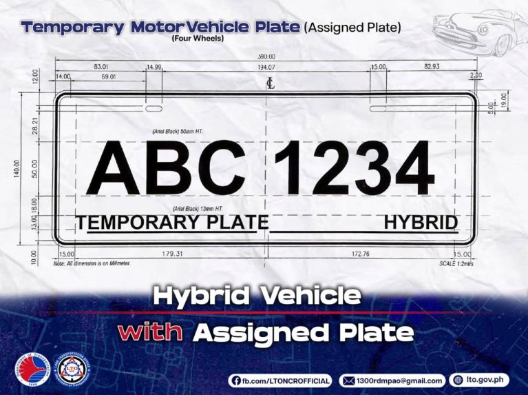 No license plates? LTO shows how your car's Improvised or Temporary ...