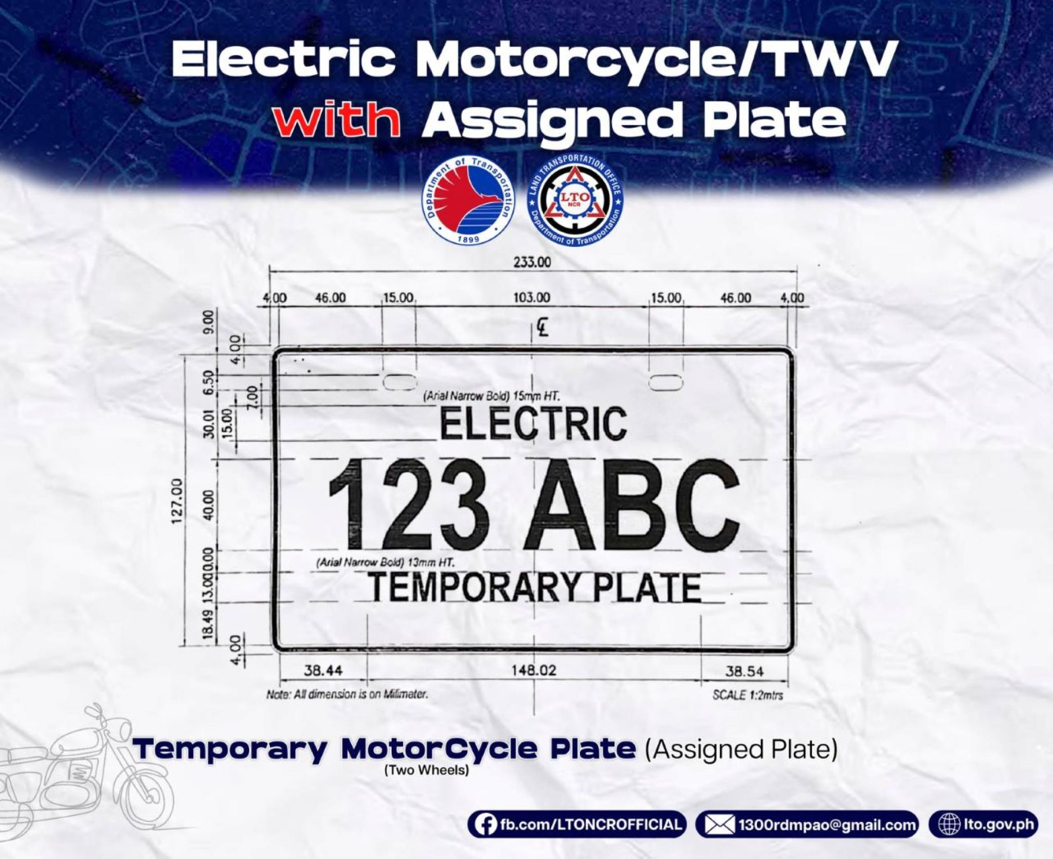 LTO releases clear guide for Improvised or Temporary License Plates for ...