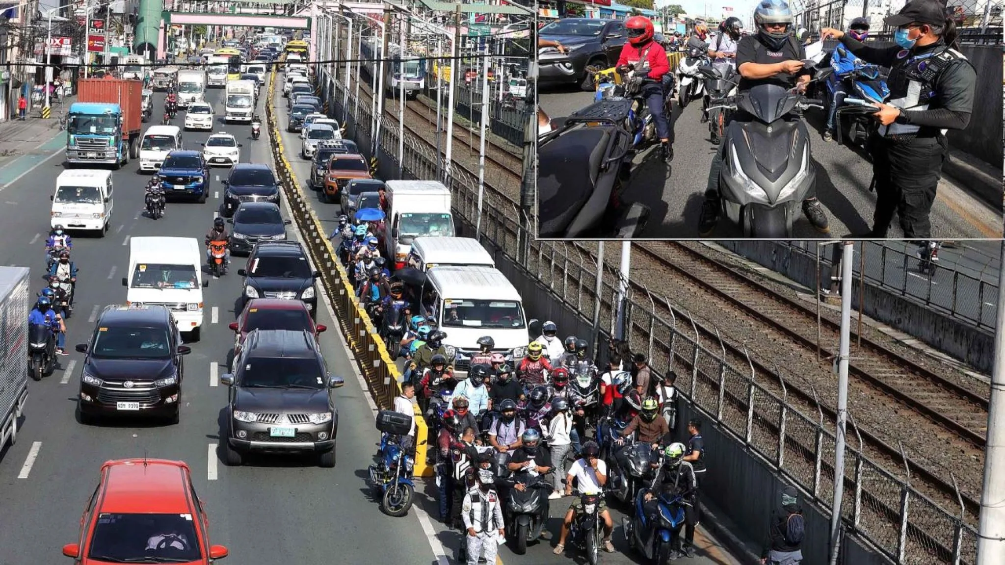 LTO Reinforces MMDA Constables In All Out Assault Against EDSA Bus Lane ...
