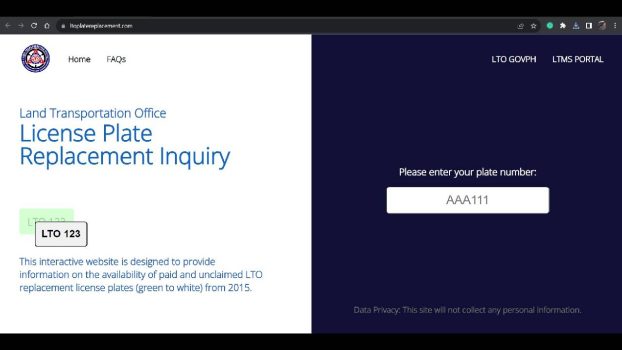 You Can Now Check If Your LTO Replacement Plates Are Already Available ...