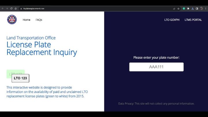 You Can Now Check If Your LTO Replacement Plates Are Already Available ...