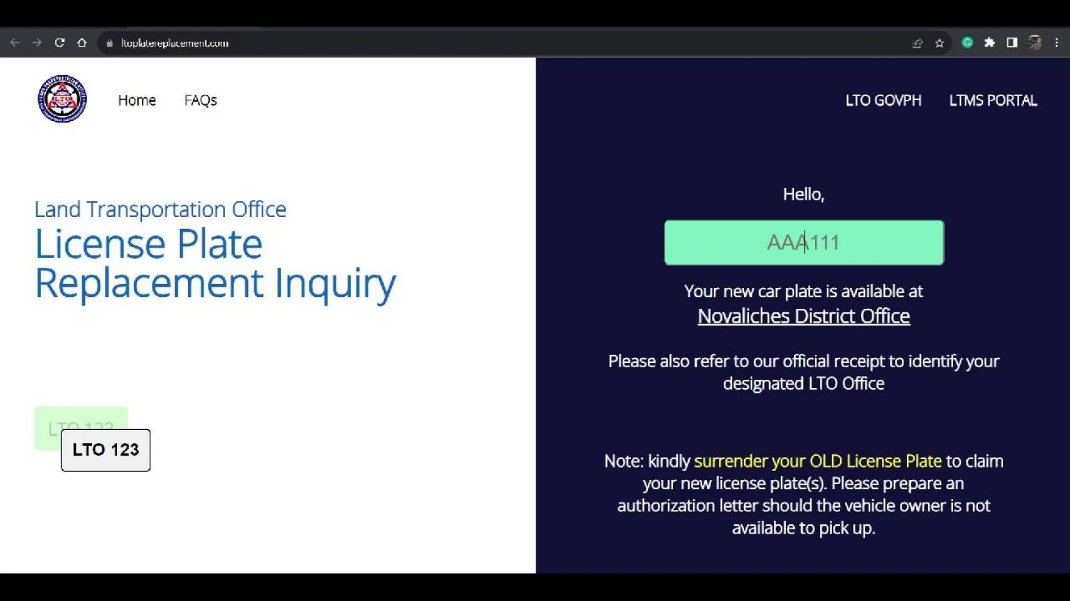 You can now check if your LTO replacement plates are already available ...