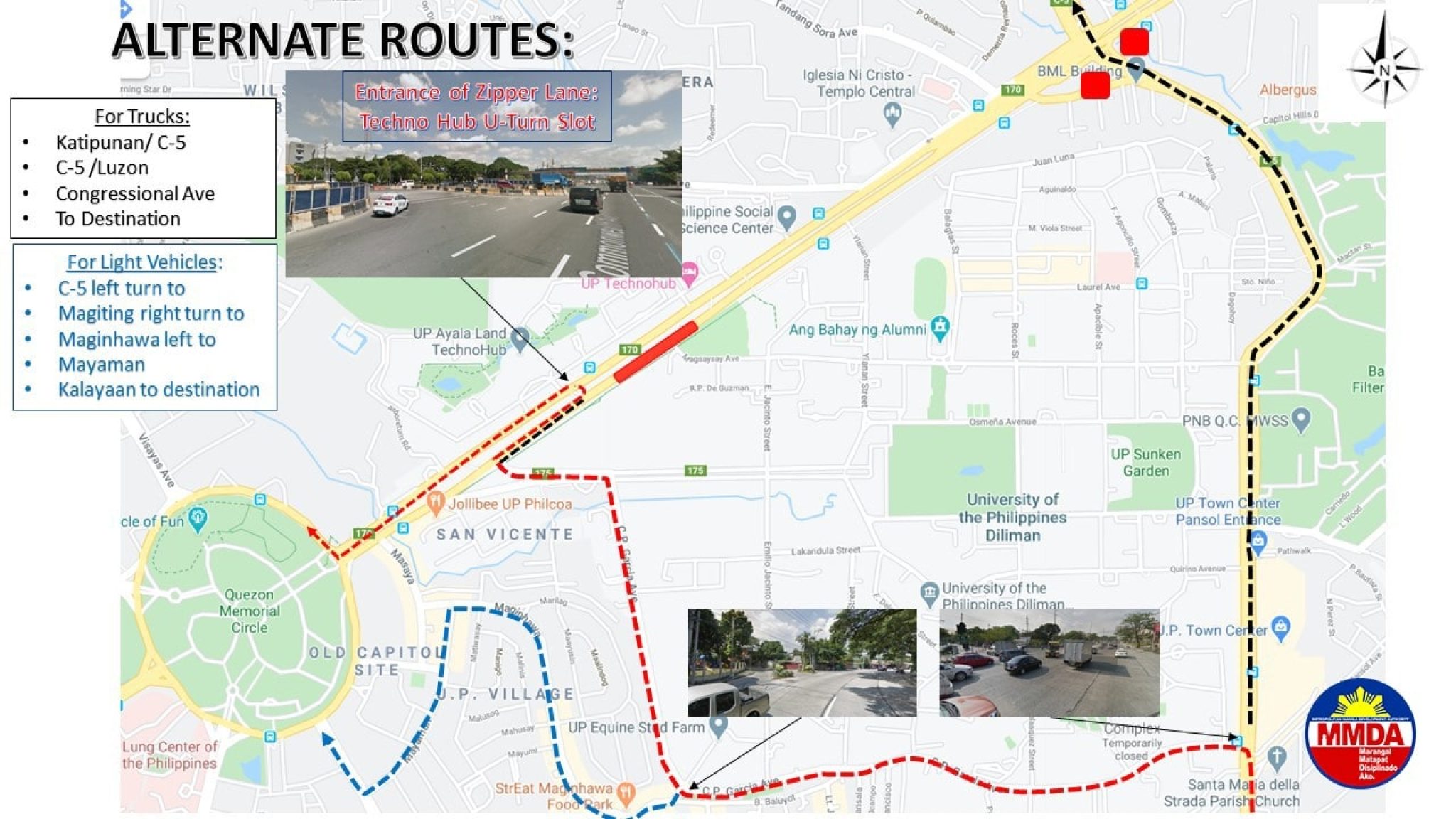 MMDA shares important traffic rerouting details for SONA 2023 on July ...