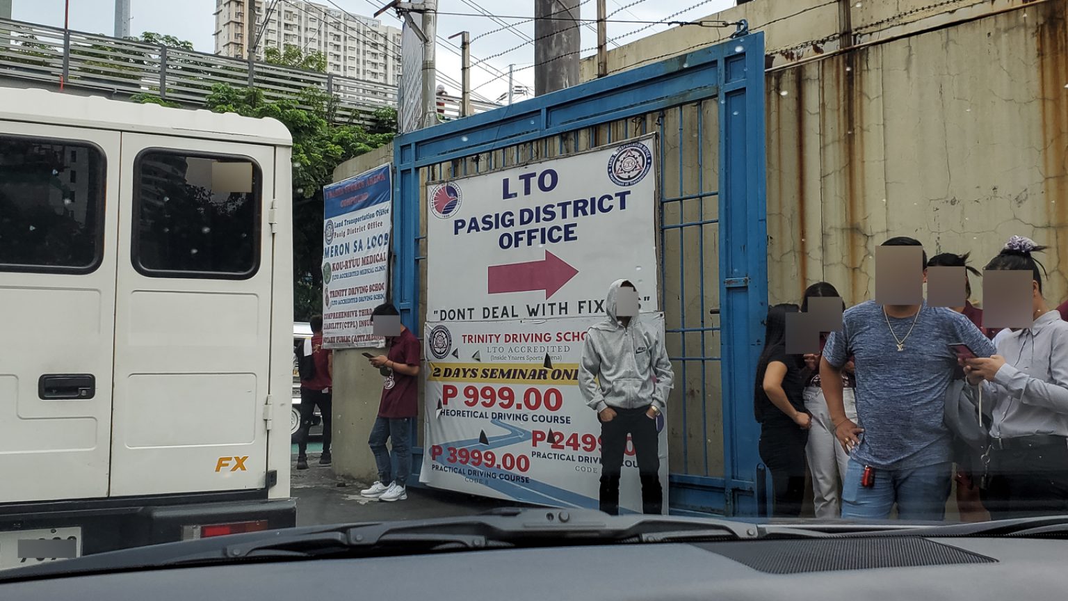 Story time: Hello there, pretty, new white LTO License Plates, bye ...