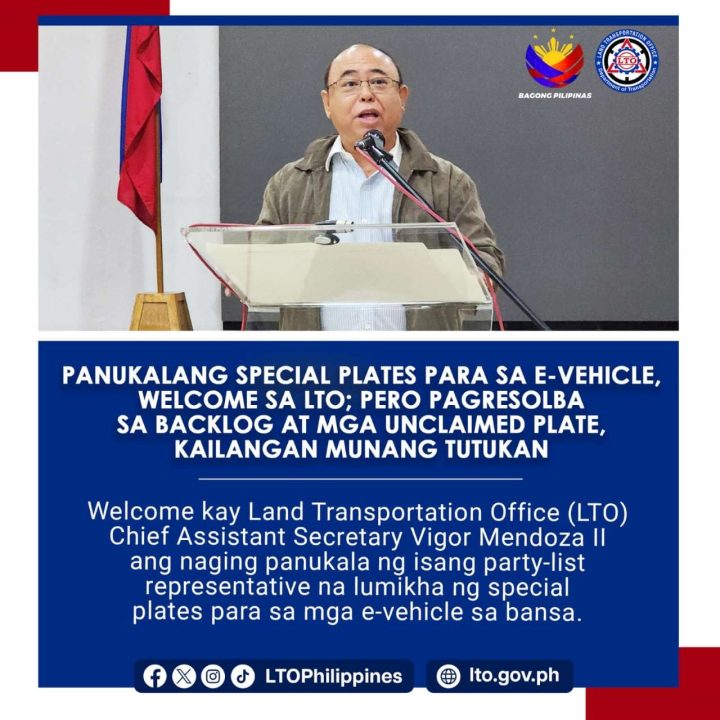 LTO Welcomes Congress HB 8570 Proposal For Special Electric Vehicle (EV ...
