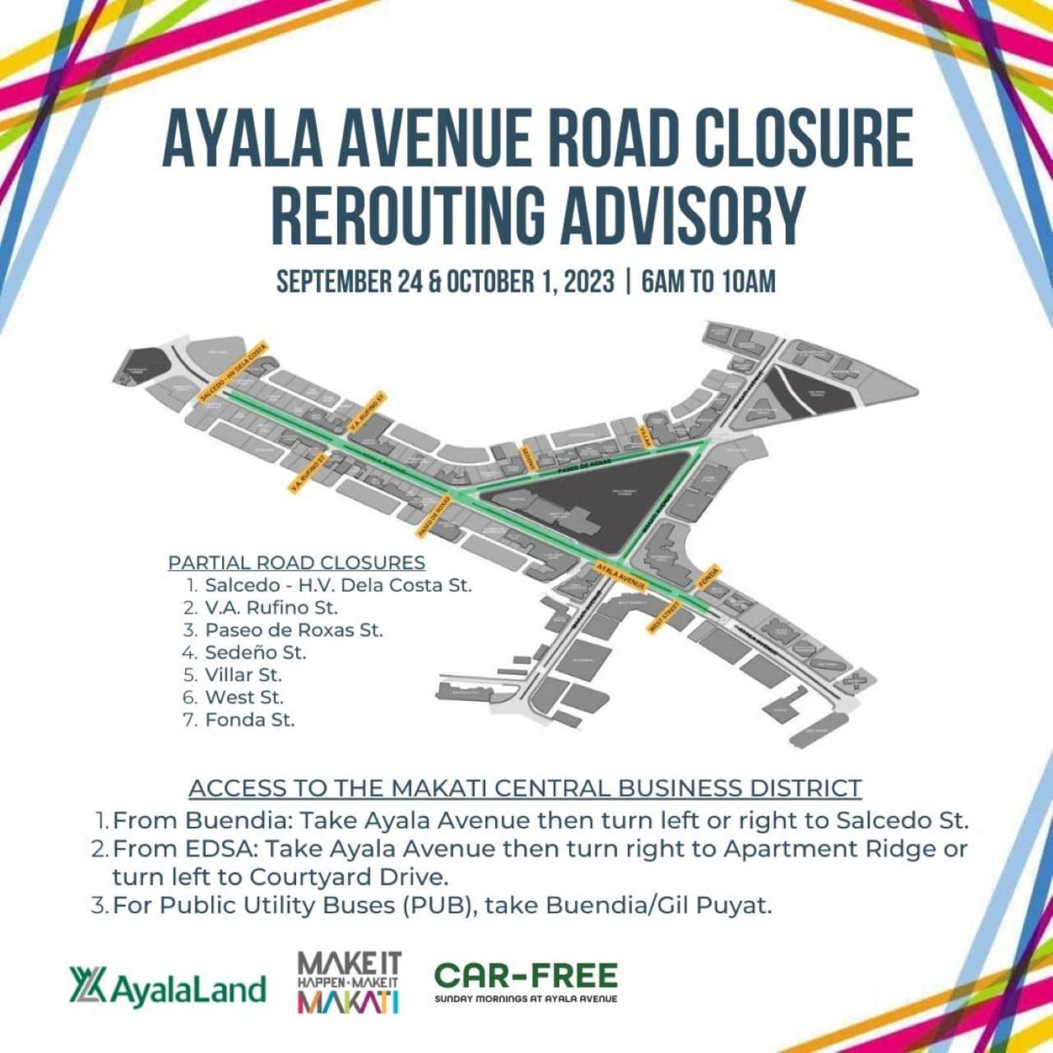 Success sees Car-Free Sunday Mornings at Ayala Avenue extended until ...