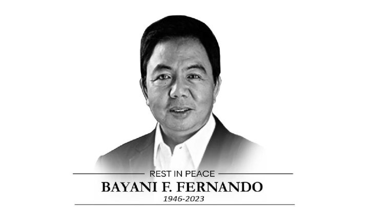Bayani Fernando, Former MMDA Chairman And Marikina Mayor, Has ...