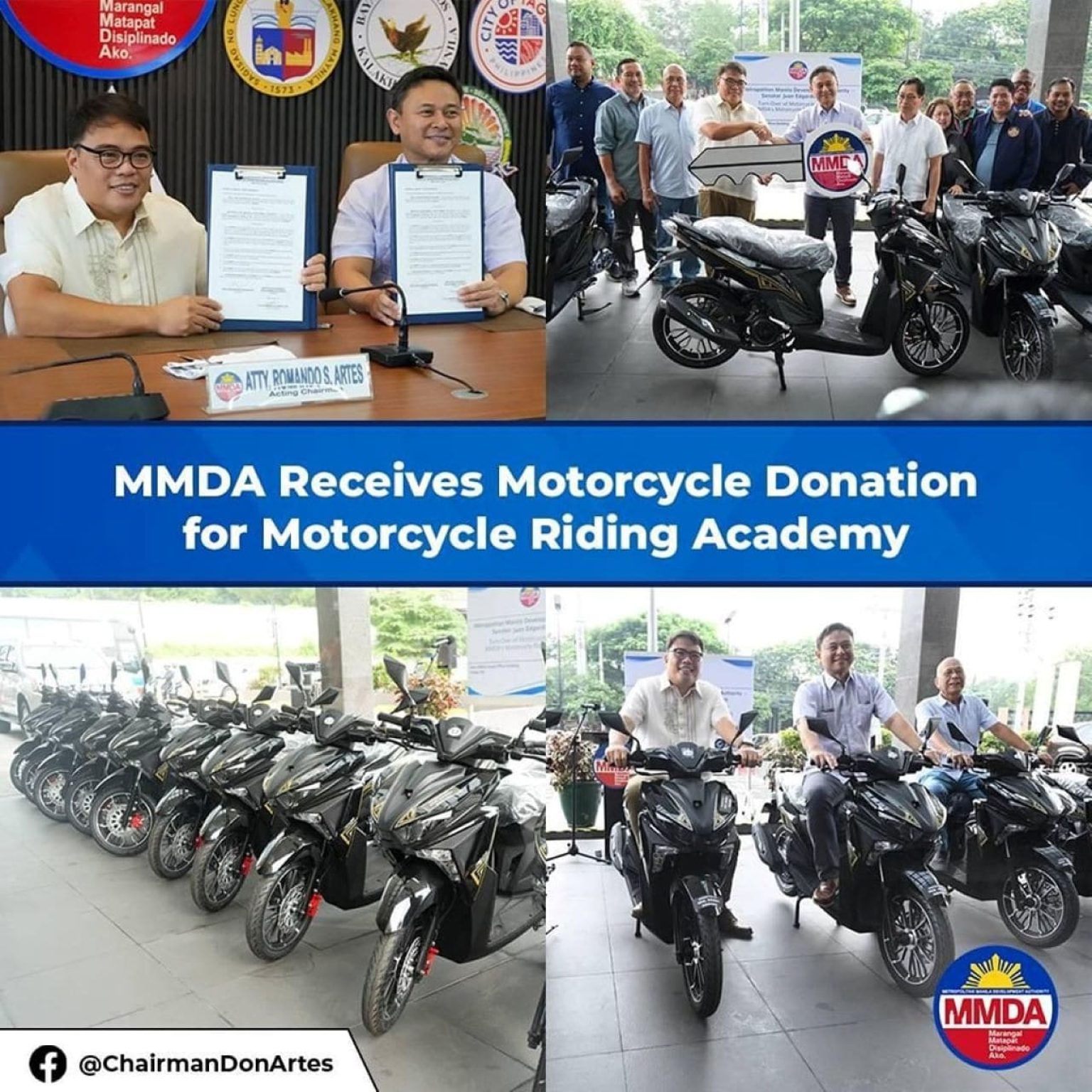 MMDA Motorcycle Riding Academy all set for Sep. 27 opening, receives ...