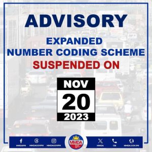 No Number Coding tomorrow, Nov. 20, 2023 - Jeepney strike triggers MMDA ...