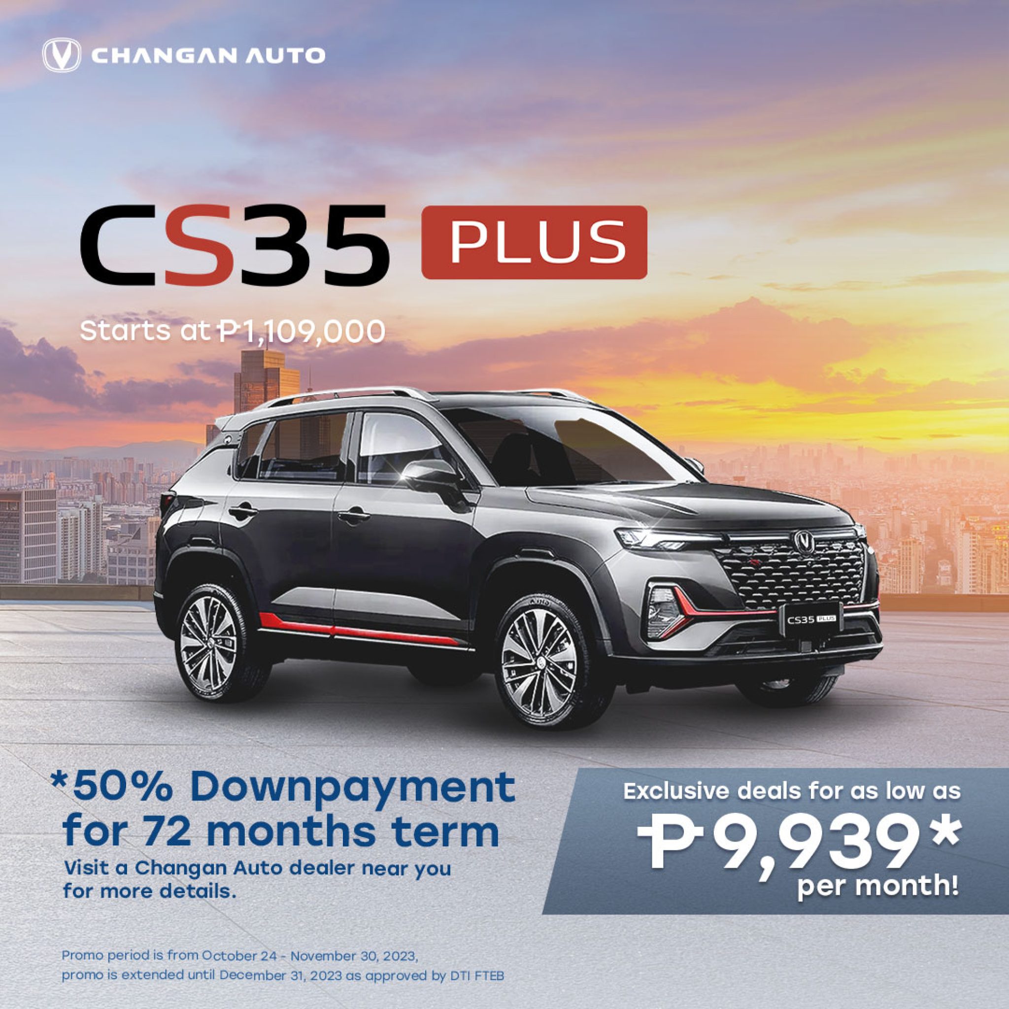 Changan PH offering low downpayment promo this Christmas season ...