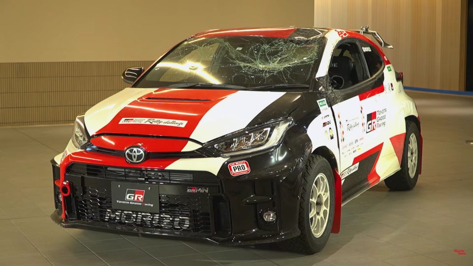 Akio Toyoda, AKA Morizo, flips and crashes a GR Yaris, and he's alive ...