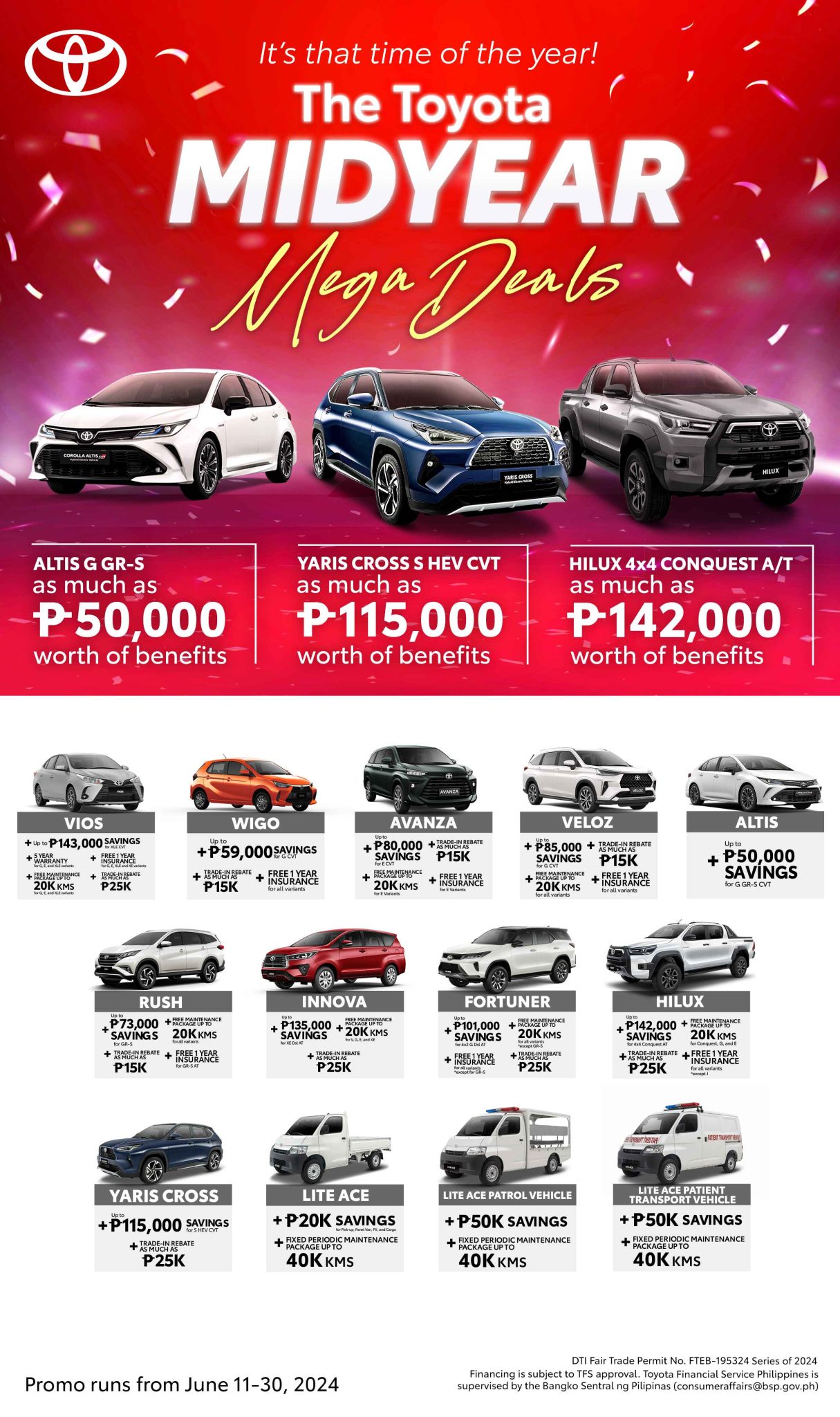 Toyota PH has some massive mid-year deals this June! - YugaAuto ...
