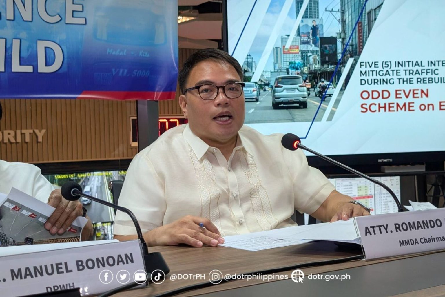 Yes there will be an Odd-Even Coding for EDSA Rebuild along with 4 ...