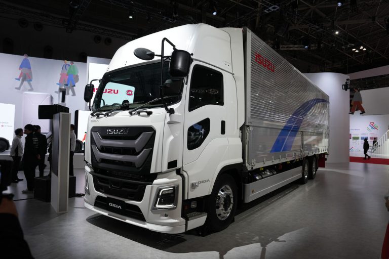 Japan Mobility Show 2025: Isuzu launches updated GIGA heavy-duty truck ...
